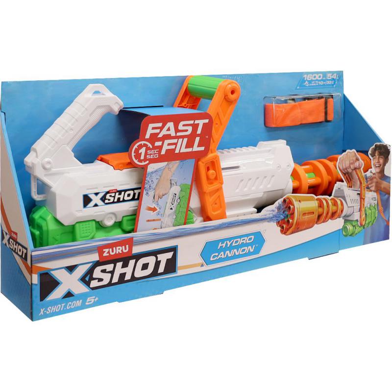 Zuru X-SHOT Water Hydro Cannon Play Weapons White/Orange - Jarir ...