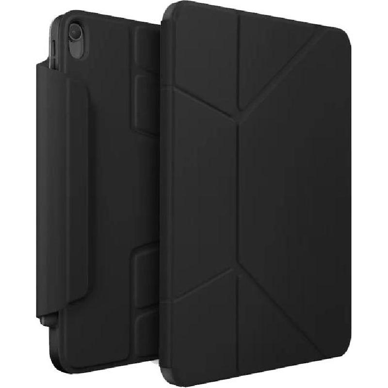Uniq Ryze 360 Folio Tablet Case Black for iPad Air 11 M2 - 2024/iPad Air 5th Gen/iPad Air 4th ...