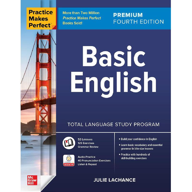 Basic English, Premium 4th Edition Practice Makes Perfect Julie Lachance - Jarir.com KSA