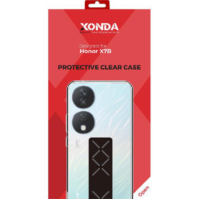 Xonda Back Cover Mobile Case with Strap for Honor X7b Clear Xonda