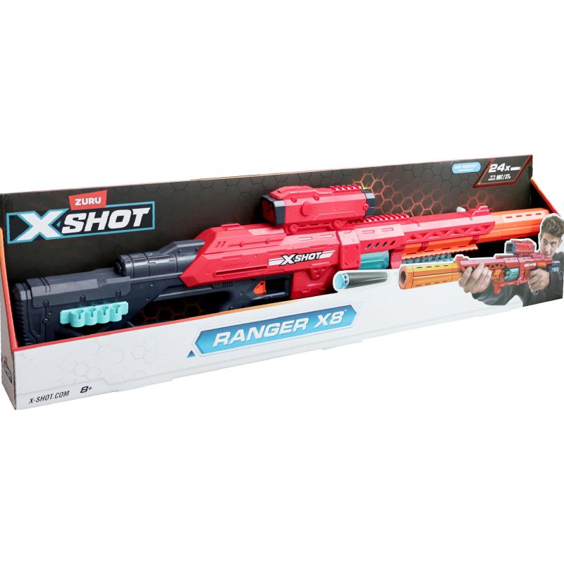 Zuru X-Shot Excel Ranger X8 (S1) Play Weapons Red/Blue - Jarir ...