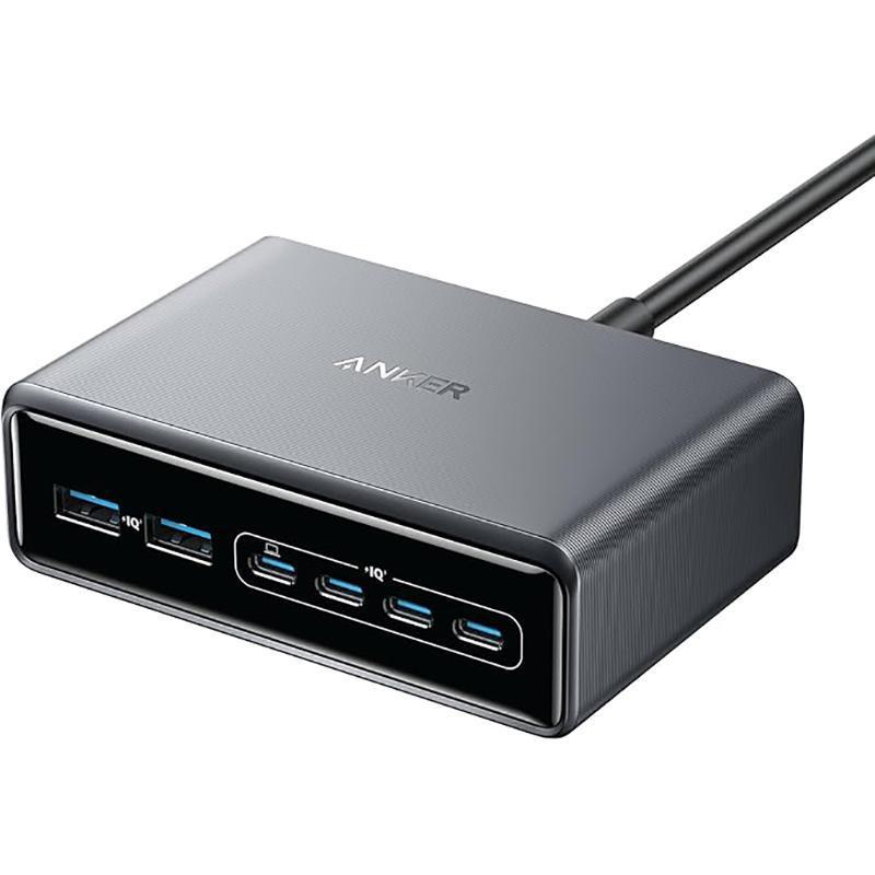 Anker Prime 200W 6-Ports Desktop Charger, USB PD (Power Delivery), 200 ...