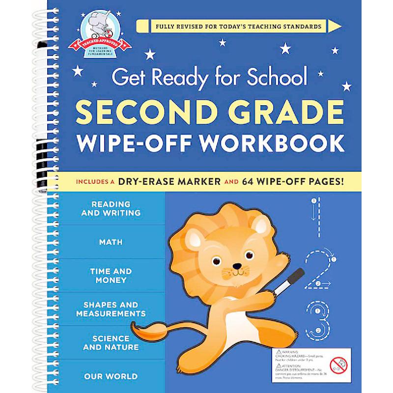 Get Ready for School: Second Grade Wipe-Off Workbook Get Ready for ...