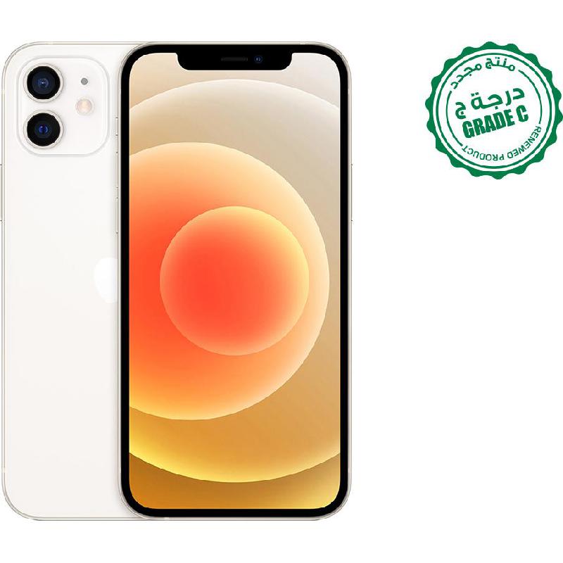 Apple iPhone 12 White Renewed Grade C - Jarir Bookstore Qatar