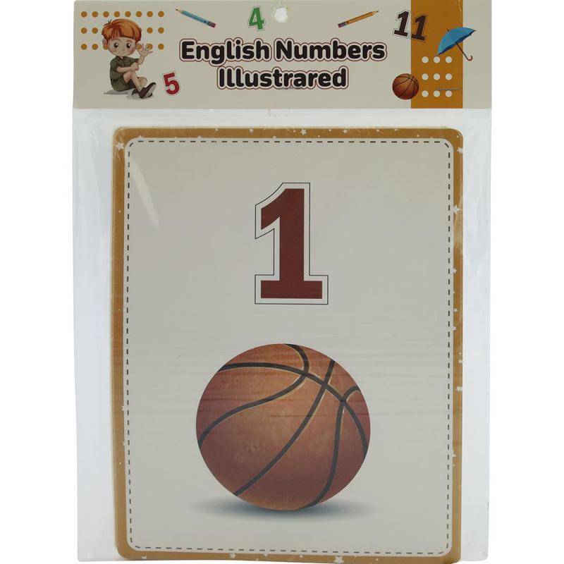 English Numbers Flash Cards English - Jarir Bookstore KSA