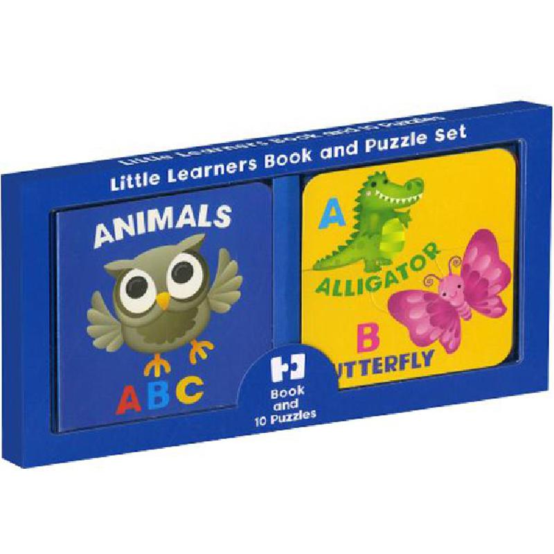 Little Learners Book and Puzzles Set, Animal ABC - مكتبة جرير السعودية