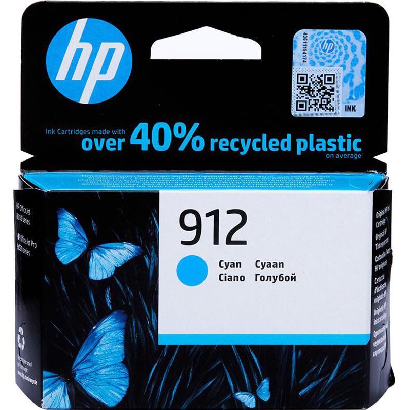 HP 912 Inkjet Cartridge Cyan - Jarir Bookstore KSA
