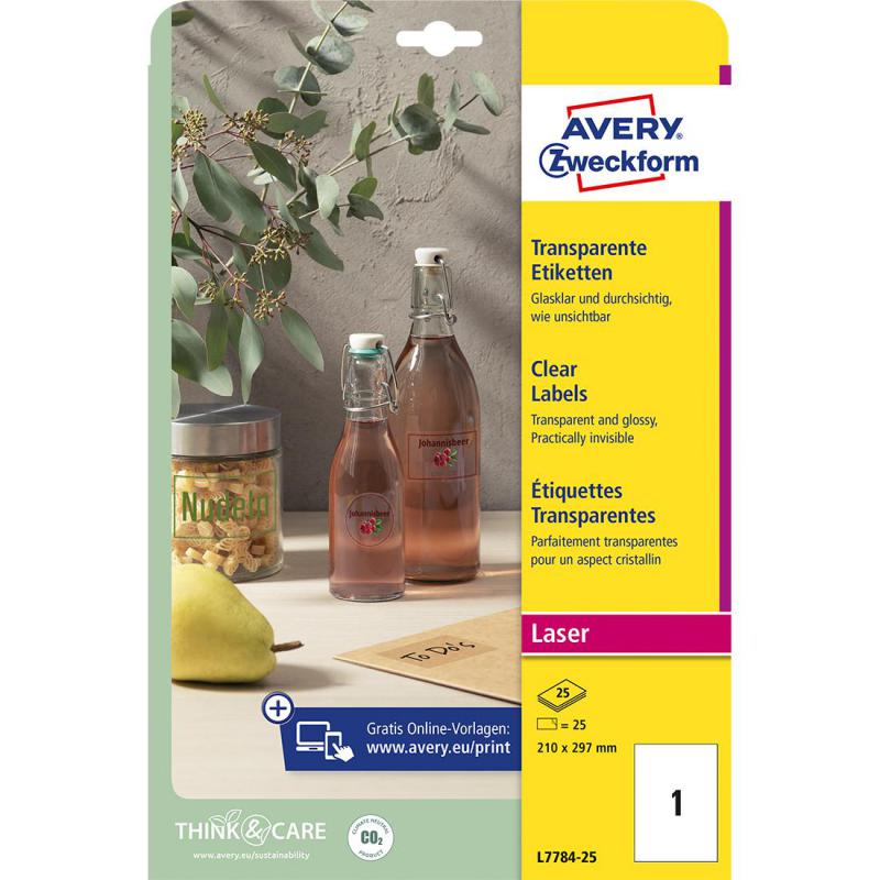Avery Zweckform Multipurpose Labels A4 - Jarir Bookstore KSA