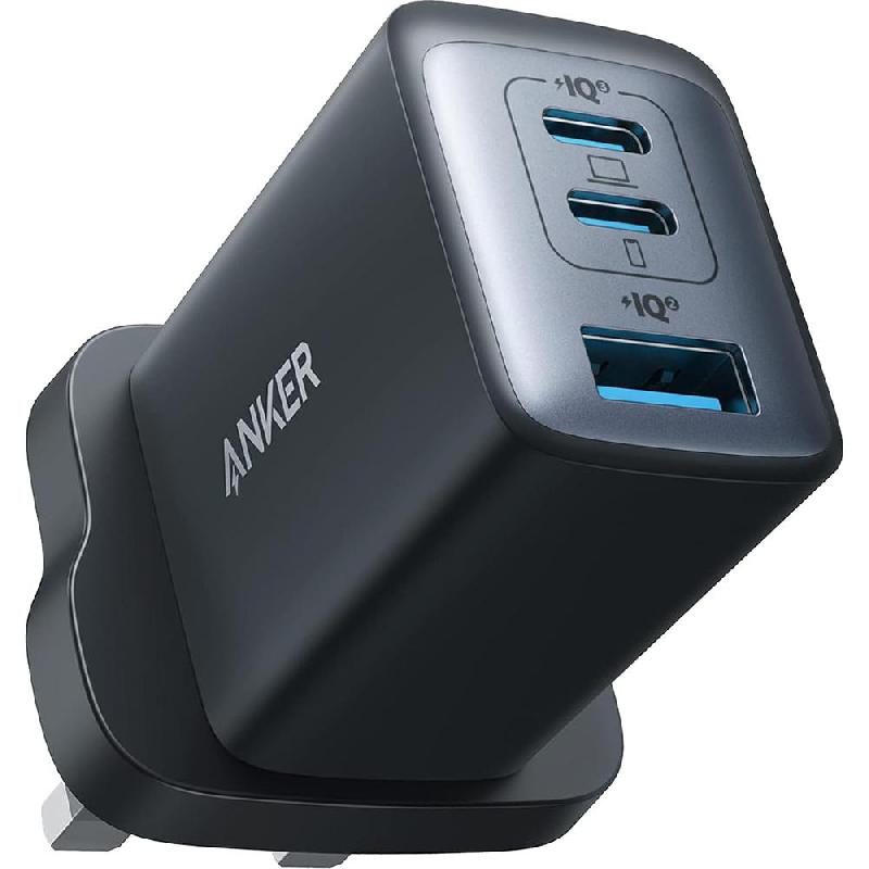 Anker PowerPort III 3-Port Charger, Fast Battery Charging, 65 Watts, 3 ...