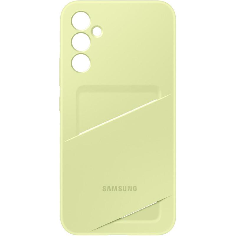 Samsung Card Slot Back Cover Mobile Case for Samsung Galaxy A34 5G Lime Samsung