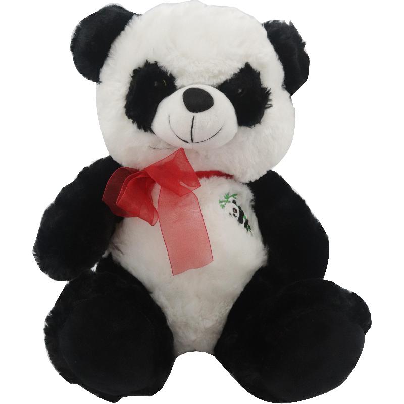 Royal Falcon Panda Plush Toy Black/White - Jarir Bookstore Qatar