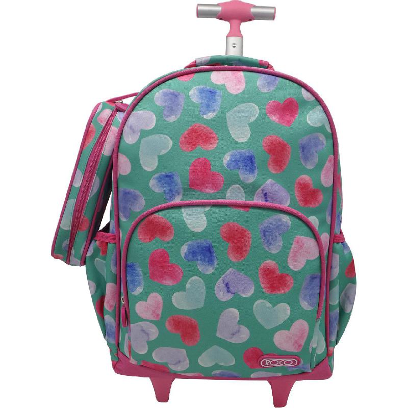 Roco Hearts 3-Colour Trolley Bag with Accessory - Jarir Bookstore KSA