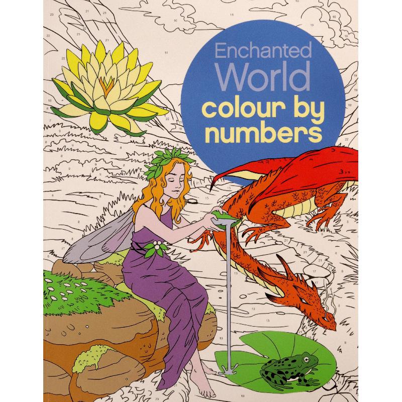 Enchanted World Colour by Numbers Sara Storino - مكتبة جرير الكويت