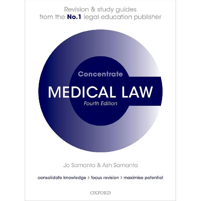 Medical Law, 4th Edition Concentrate Jo Samanta - Jarir.com KSA