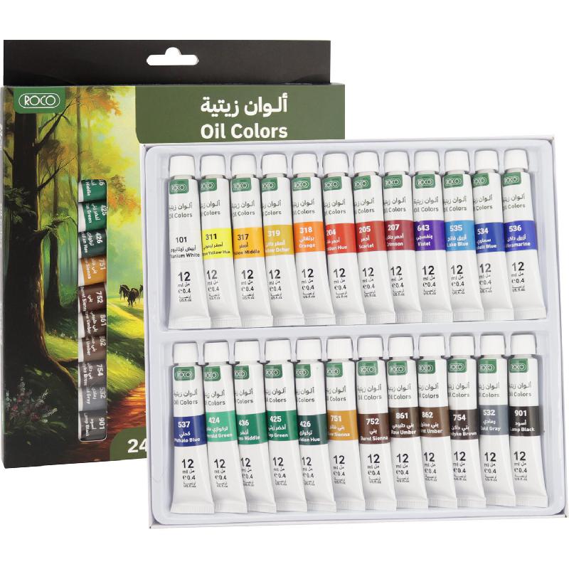 Roco Colour Set Oil Color Assorted Color - Jarir Bookstore KSA
