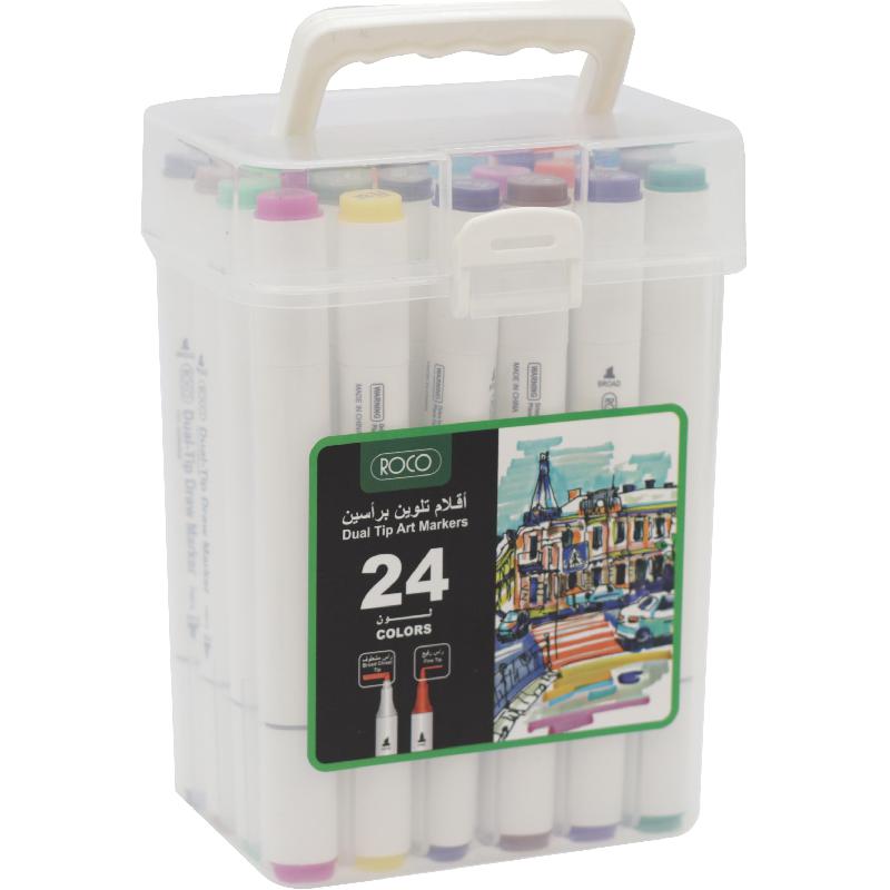 Roco Sketch Marker (24 Colors) Graphic Art Marker Assorted Color ...