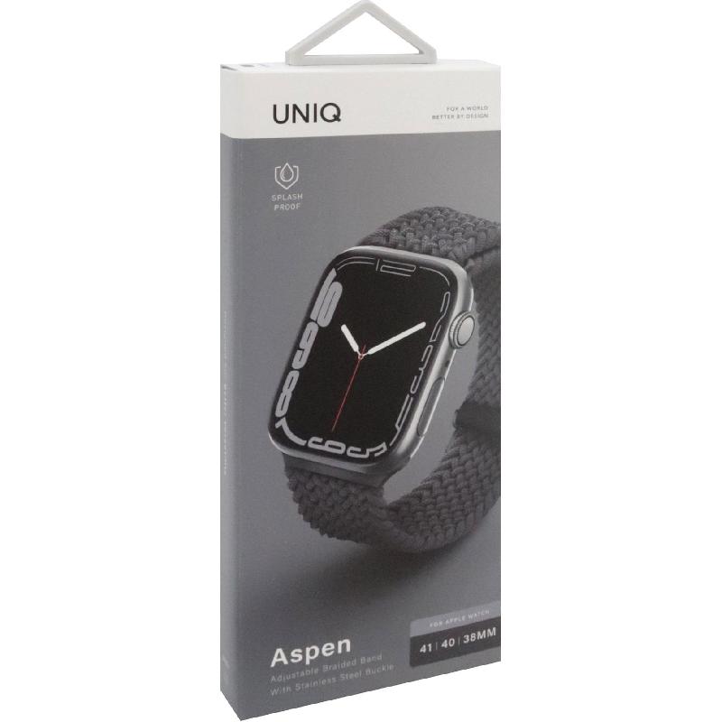 Uniq Aspen Wrist Strap for Apple Watch Series 10 42/Watch Series 9 41 ...