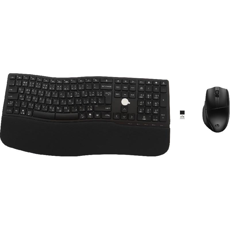 HP 680 Desktop (Keyboard and Mouse) Bluetooth/Wireless (2.4 GHz ...