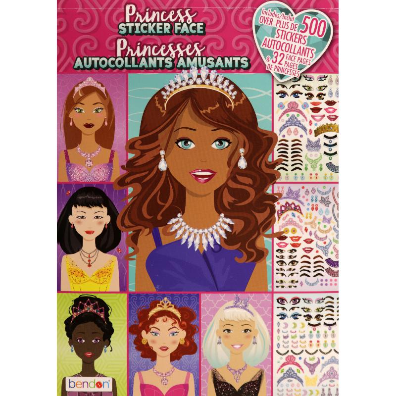 Sticker Face Princess Staffs of Bendon Publishing - Jarir.com KSA