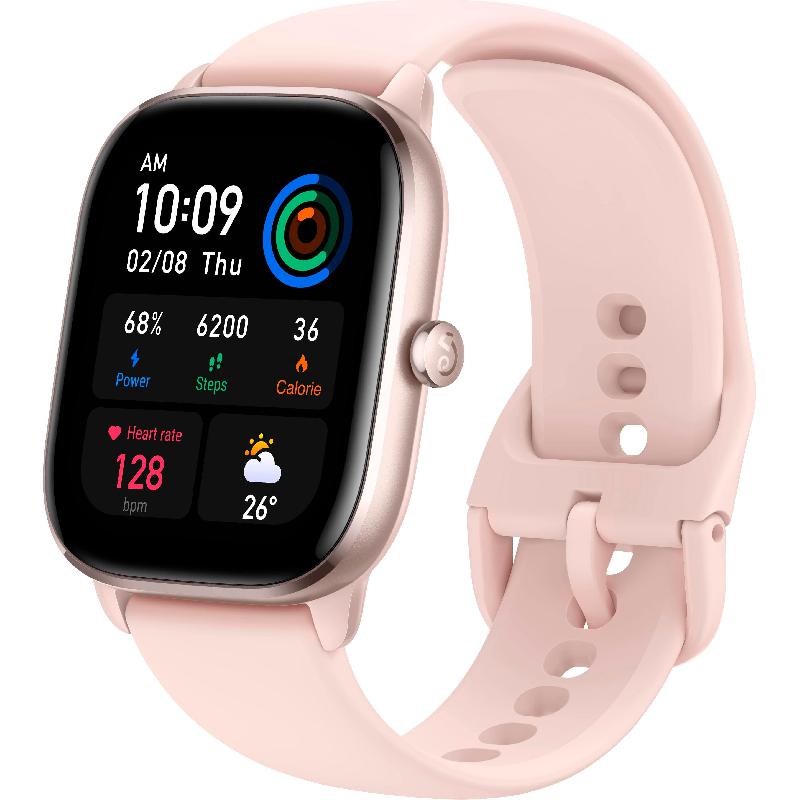 Amazfit GTS 4 Mini Flamingo Pink Smartwatch - Jarir Bookstore KSA