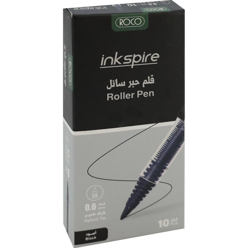 Roco Inkspire Rollerball Pen Black Ink Color - Jarir Bookstore KSA