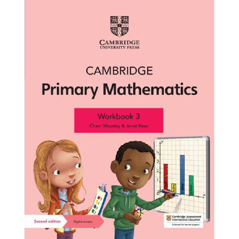 Workbook 3, 2nd Edition Cambridge Primary Mathematics Cherri Moseley - Jarir.com KSA