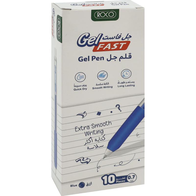 Roco Gel Ink Pen Blue Ink Color - Jarir Bookstore KSA