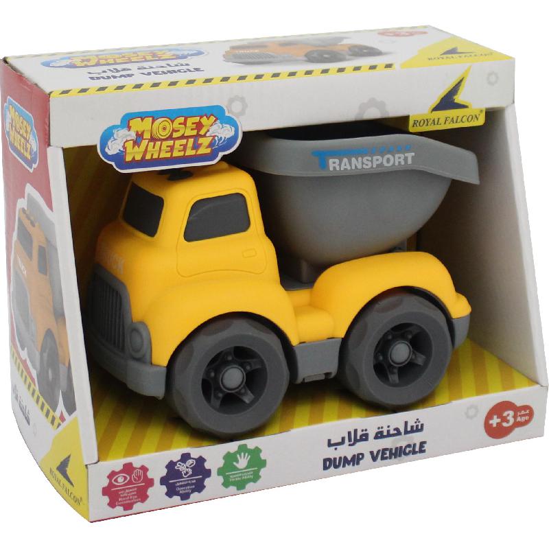 Mosey Wheels Dump Truck Play Vehicle Yellow/Grey - Jarir Bookstore KSA