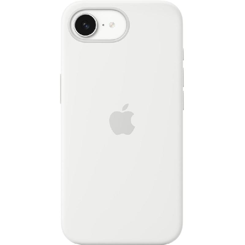 Apple Silicone Back Cover Mobile Case for iPhone 16e White Apple