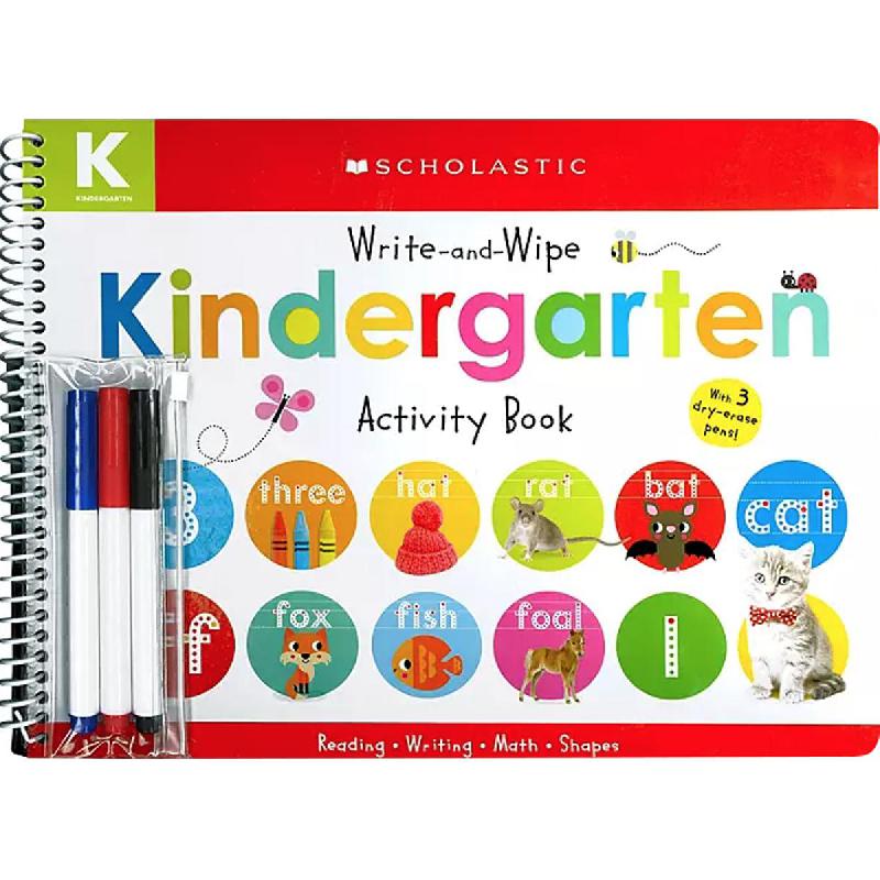 Write-and-Wipe: Kindergarten Activity Book Write-and-Wipe Staffs of ...