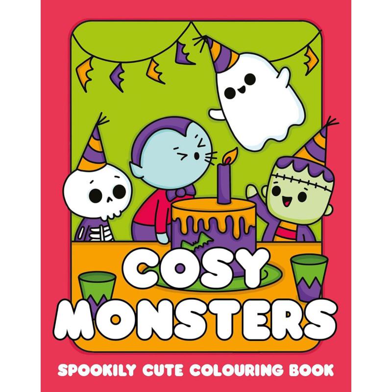 Cosy Monsters: A Super Cute Colouring Cosy Colouring Book Hodder ...