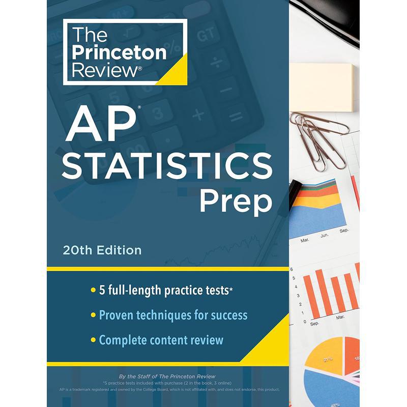 AP Statistics Prep 2024, 20th Edition Princeton Review Staffs of ...
