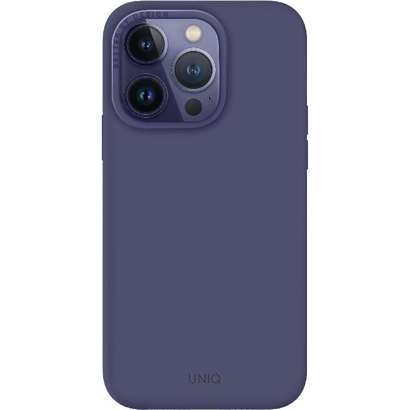 Uniq Lino Back Cover Mobile Case For Iphone 14 Pro Purple Uniq