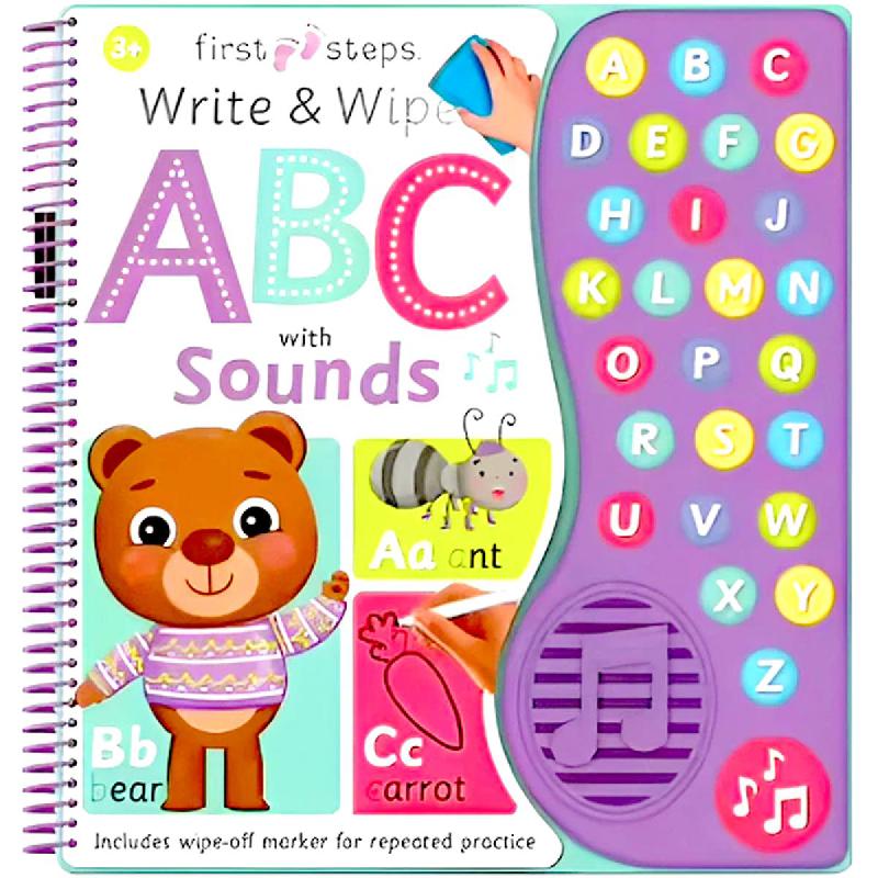 First Steps Write & Wipe: ABC with Sounds, Ages 3+ First Steps Write ...