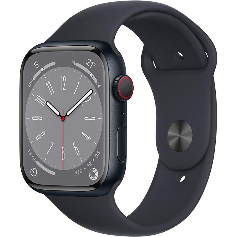 Apple Watch S8 WATCH S8 45 Cell Midnight, Live Demo Unit