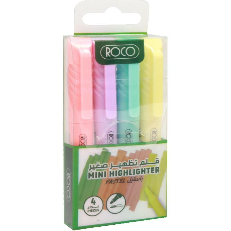 Roco 90 Slim Highlighter 1 - 4 mm Chisel Tip Assorted Color - Jarir ...