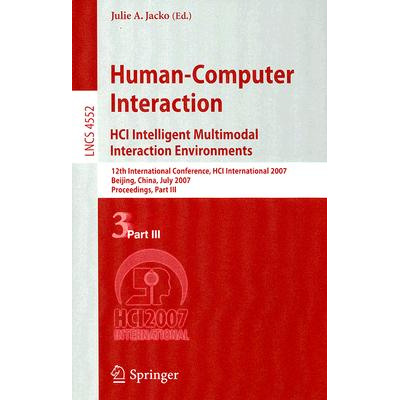 Human-Computer Interaction. HCI Intelligent Multimodal Interaction ...