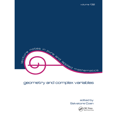 Geometry and Complex Variables Coen, Salvatore - Jarir.com KSA