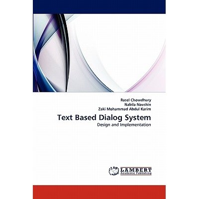 Text Based Dialog System Chowdhury, Rasel - Jarir.com KSA