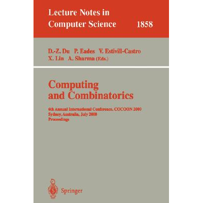 Computing and Combinatorics : 6th Annual International Conference, COCOON 2000, Sydney ...