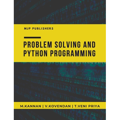 PROBLEM SOLVING AND PYTHON PROGRAMMING kANNAN, M. - Jarir.com KSA