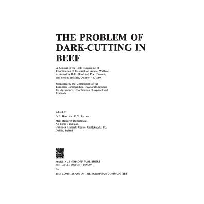 The Problem of Dark-Cutting in Beef Hood, D.E. - Jarir.com KSA