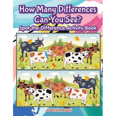 How Many Differences Can You See? Spot the Difference Activity Book ...