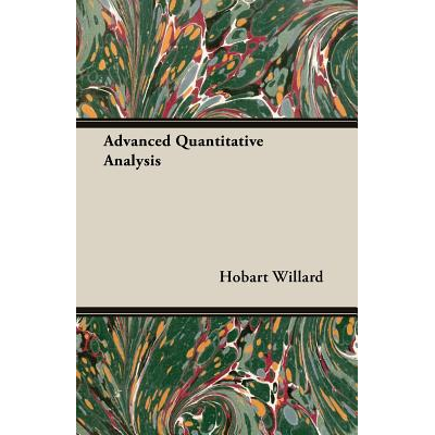 Advanced Quantitative Analysis Willard, Hobart - Jarir.com KSA