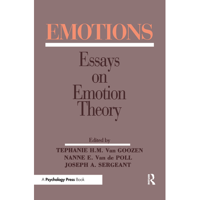 Emotions: Essays on Emotion Theory van Goozen, Stephanie H.M. - Jarir.com KSA
