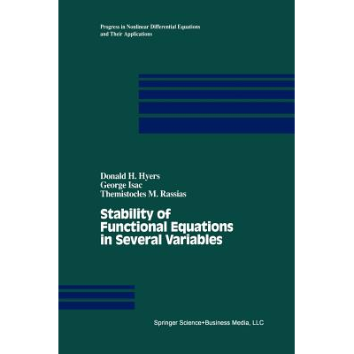 Stability of Functional Equations in Several Variables Hyers, D.H. - Jarir.com KSA