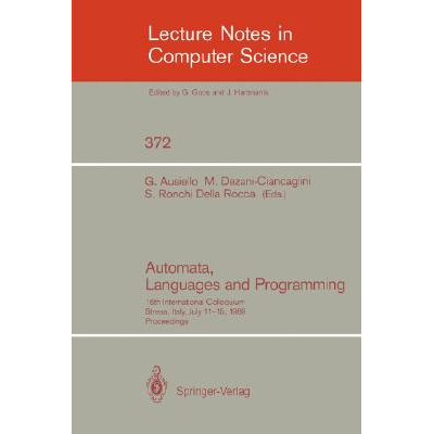 Automata, Languages and Programming : 16th International Colloquium ...