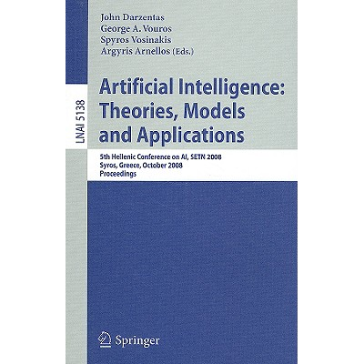 Artificial Intelligence: Theories, Models and Applications: 5th Hellenic Conference on AI, SETN ...