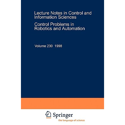 Control Problems in Robotics and Automation Siciliano, Bruno - Jarir.com KSA