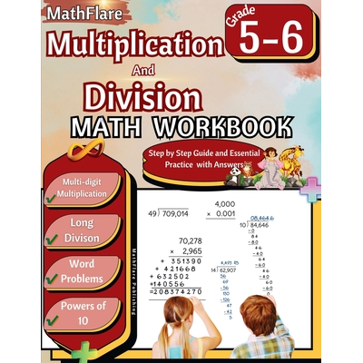 Multiplication and Division Math Workbook 5th and 6th Grade: Multi ...
